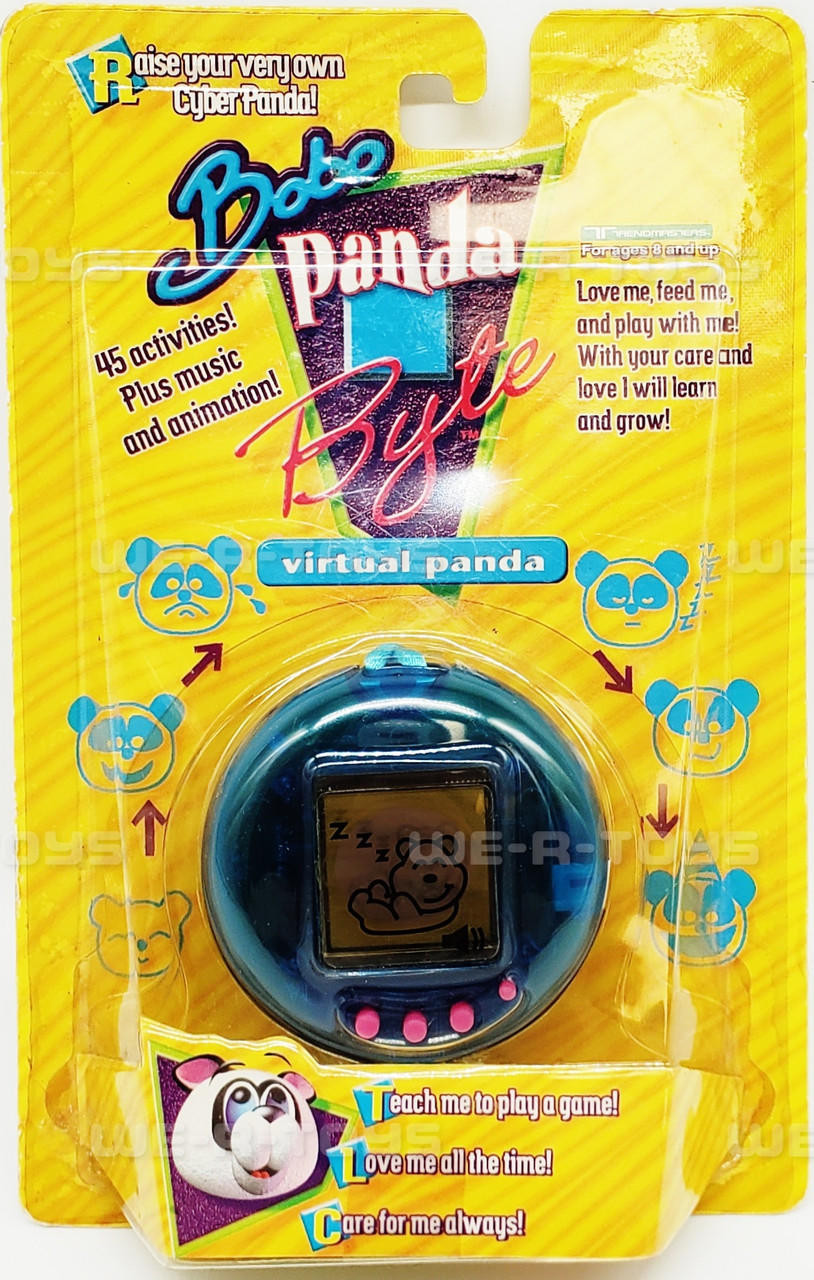Bobo Panda Byte Virtual Panda Pet Blue Trendmasters 1997 #60580 NEW ...