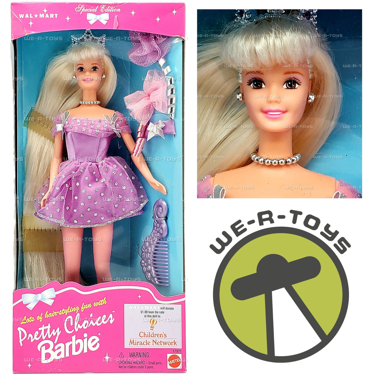 Barbie Pretty Choices Doll Walmart Special Edition 1996 Mattel 17971 ...