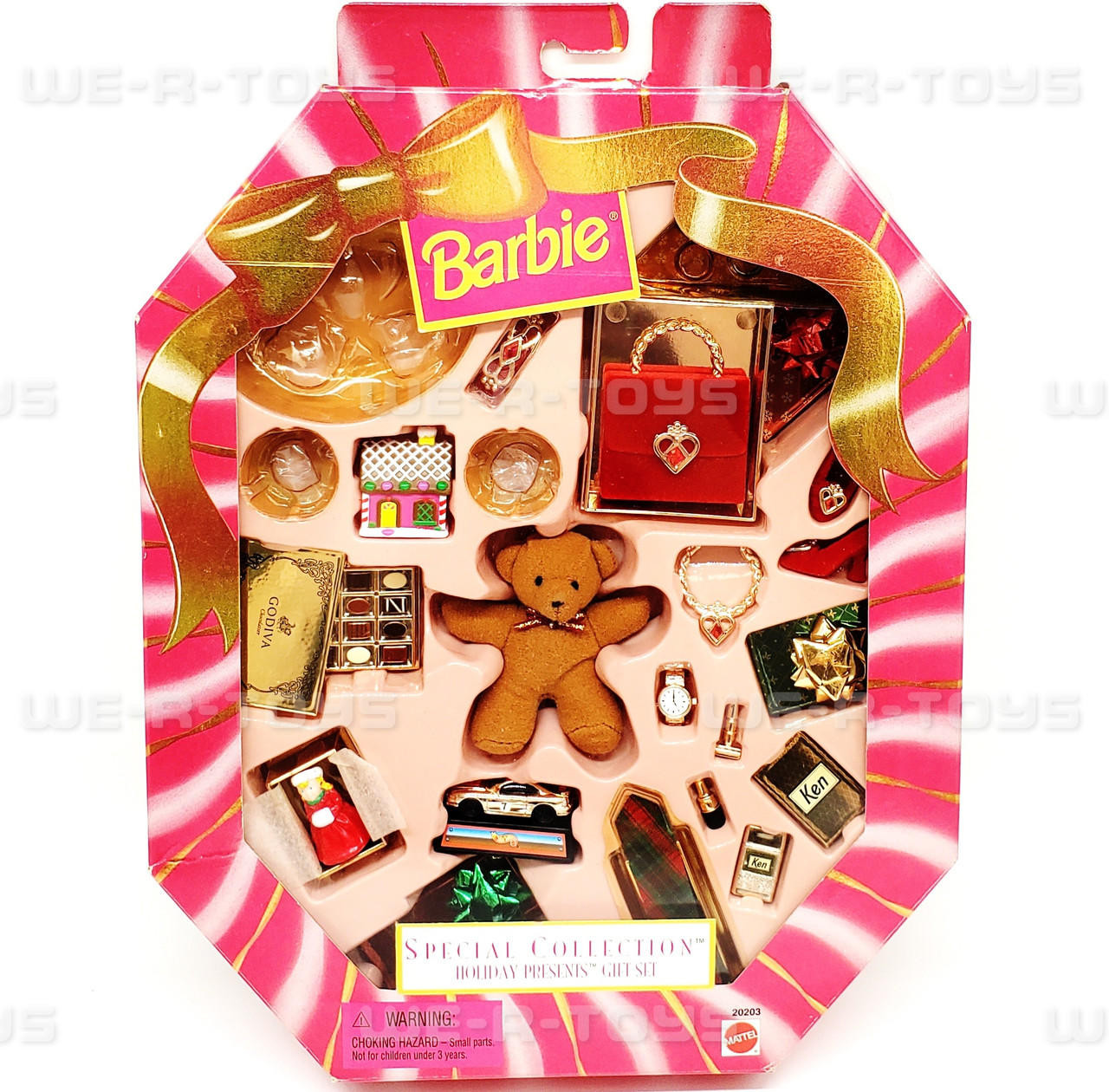 Barbie Special Collection Holiday Presents Gift Set 1998 Mattel #20203 ...