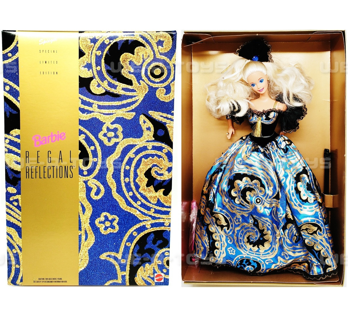Barbie Regal Reflections Doll Special Limited Edition 1992 Mattel #4116 ...