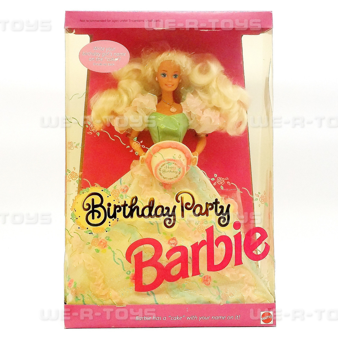 Birthday Party Barbie Doll 1992 Mattel #3388 NRFB - We-R-Toys