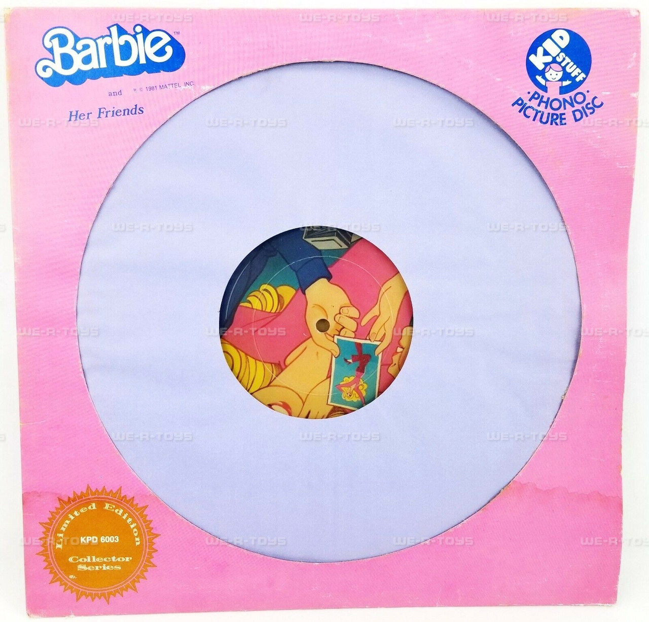 Barbie and Her Friends Phono Picture Disc Album 1981 Mattel Limited Edition