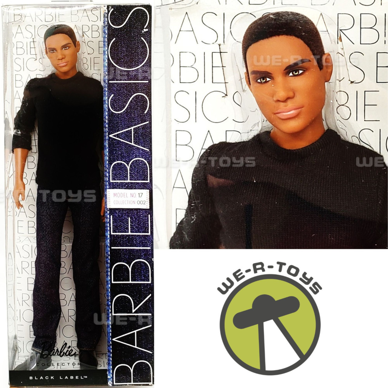 Barbie Basics African American Male Doll 2010 Mattel #17 NEW - We-R-Toys