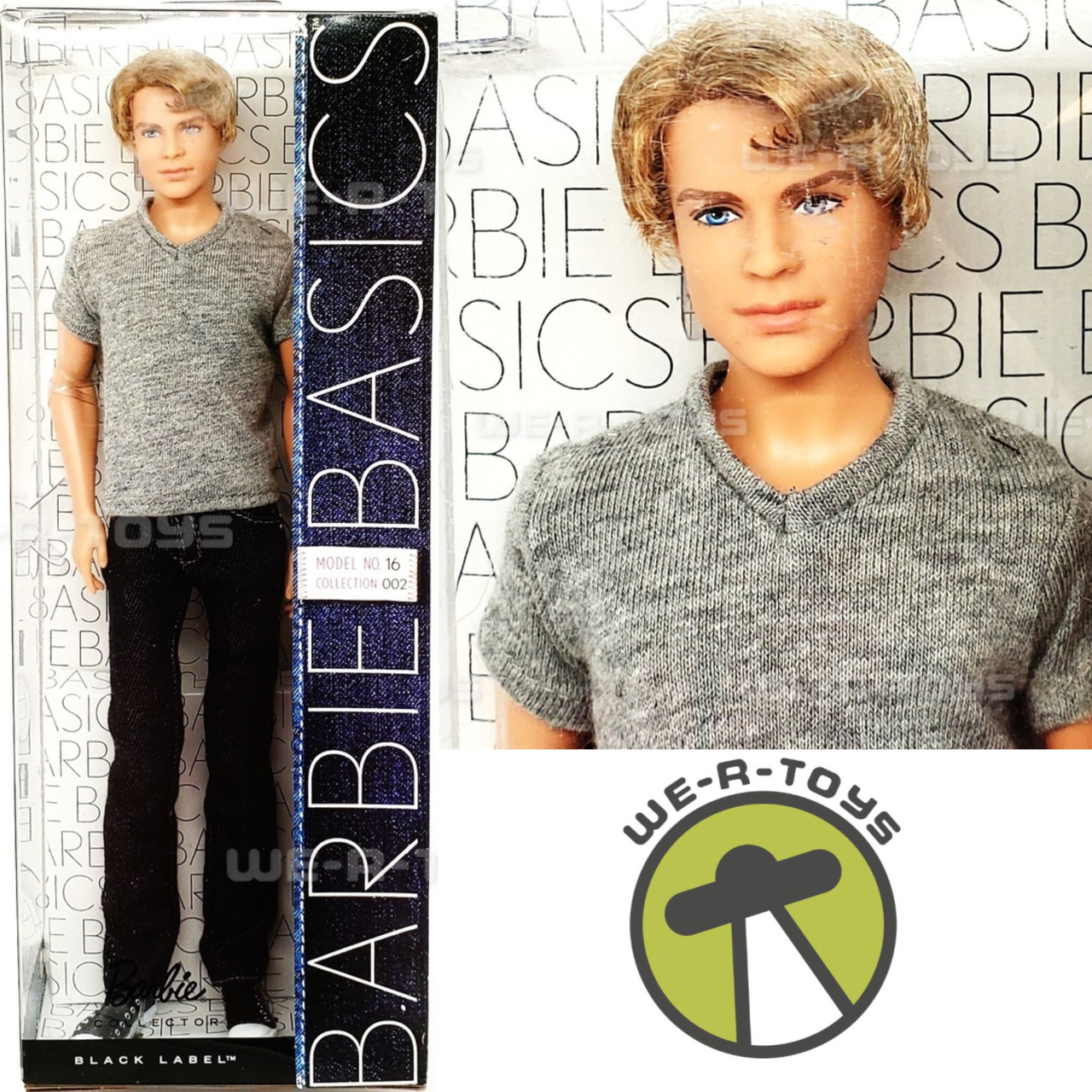 Barbie Basics Blonde Male Doll No. 16 Mattel #T7750 NEW - We-R-Toys
