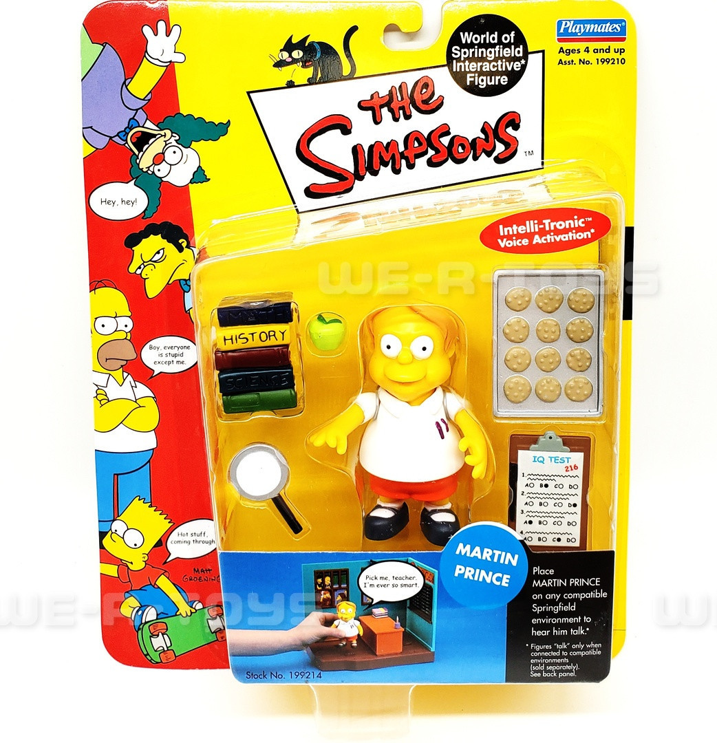 The Simpsons World of Springfield Interactive Figure Martin Prince ...