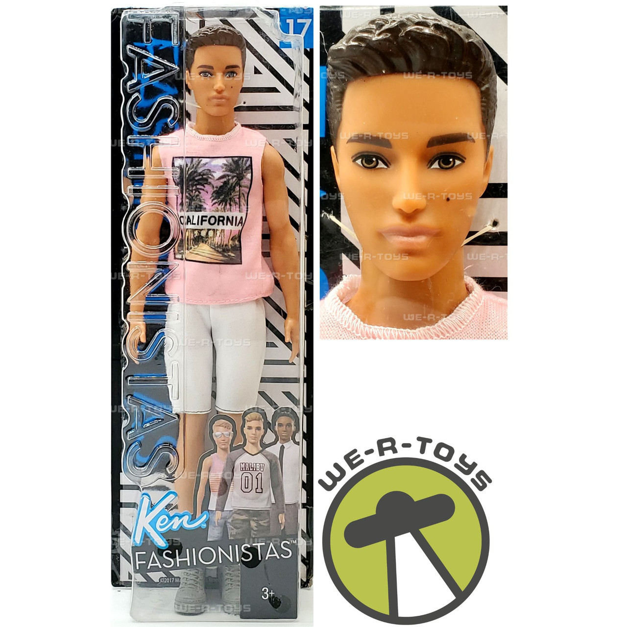 Ken Fashionistas Doll Model Number 17 Cali Cool 2017 Mattel FJF75 - We ...