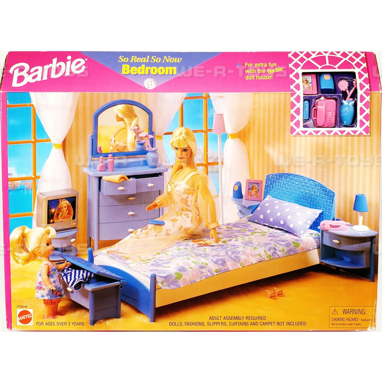 Barbie So Real So Now Bedroom Playset 1998 Mattel #67552-94 NEW - We-R-Toys