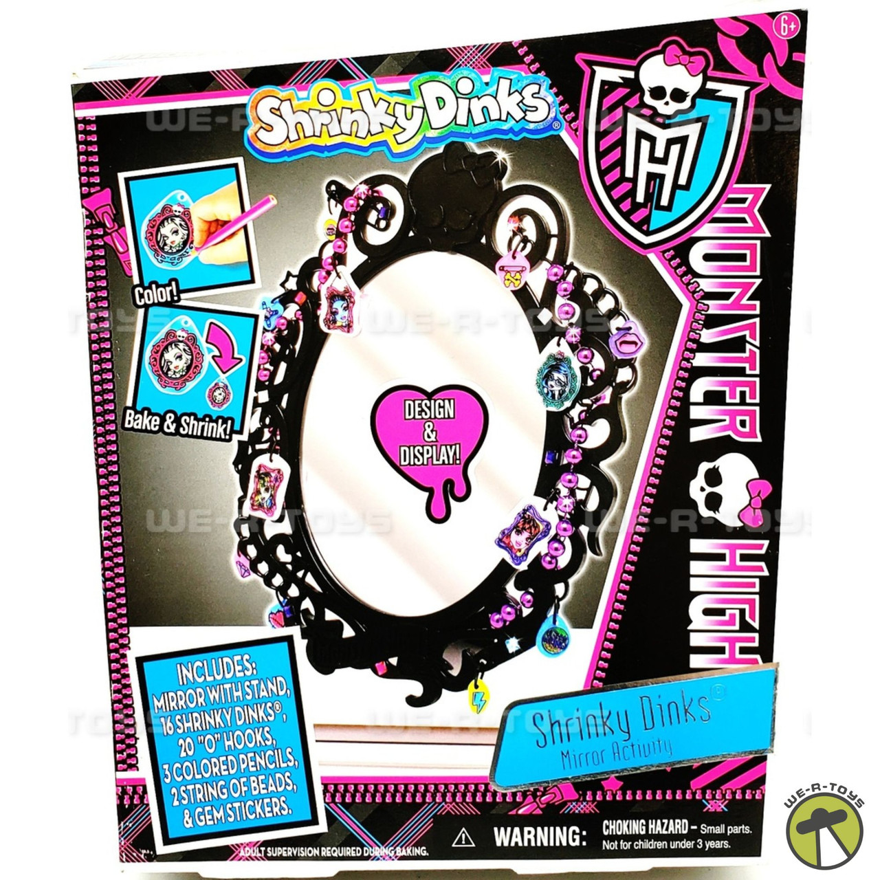Monster High Shrinky Dinks Mirror Activity Set 2013 Tara #81890 NEW ...