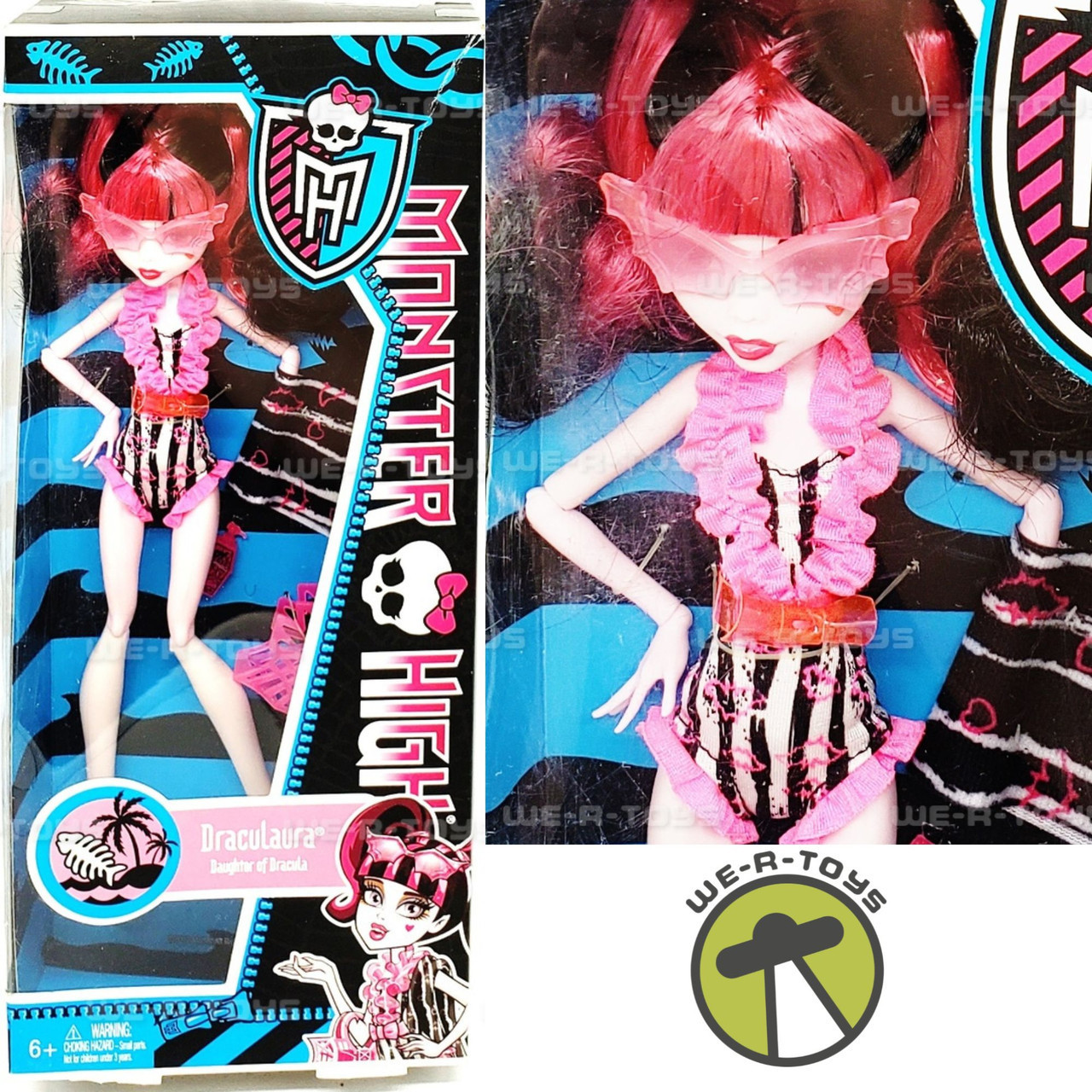 Monster High Swim Class Draculaura Doll 2012 Mattel Y7303 Nrfb We R Toys