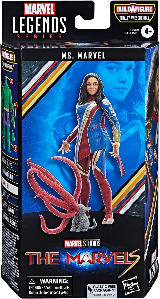 Marvel Legends Series Ms. Marvel, The Marvels 6-Inch Collectible Figure ...