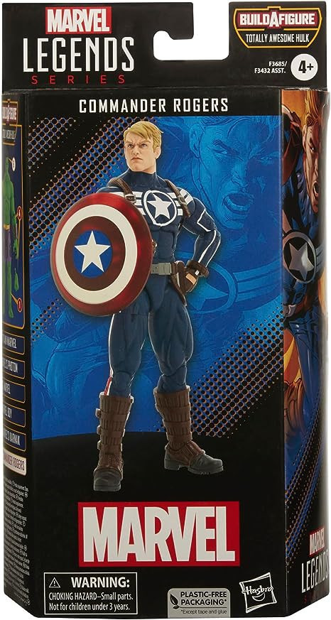 Marvel Legends Series Marvel Comics Commander Rogers 6-Inch Collectible ...