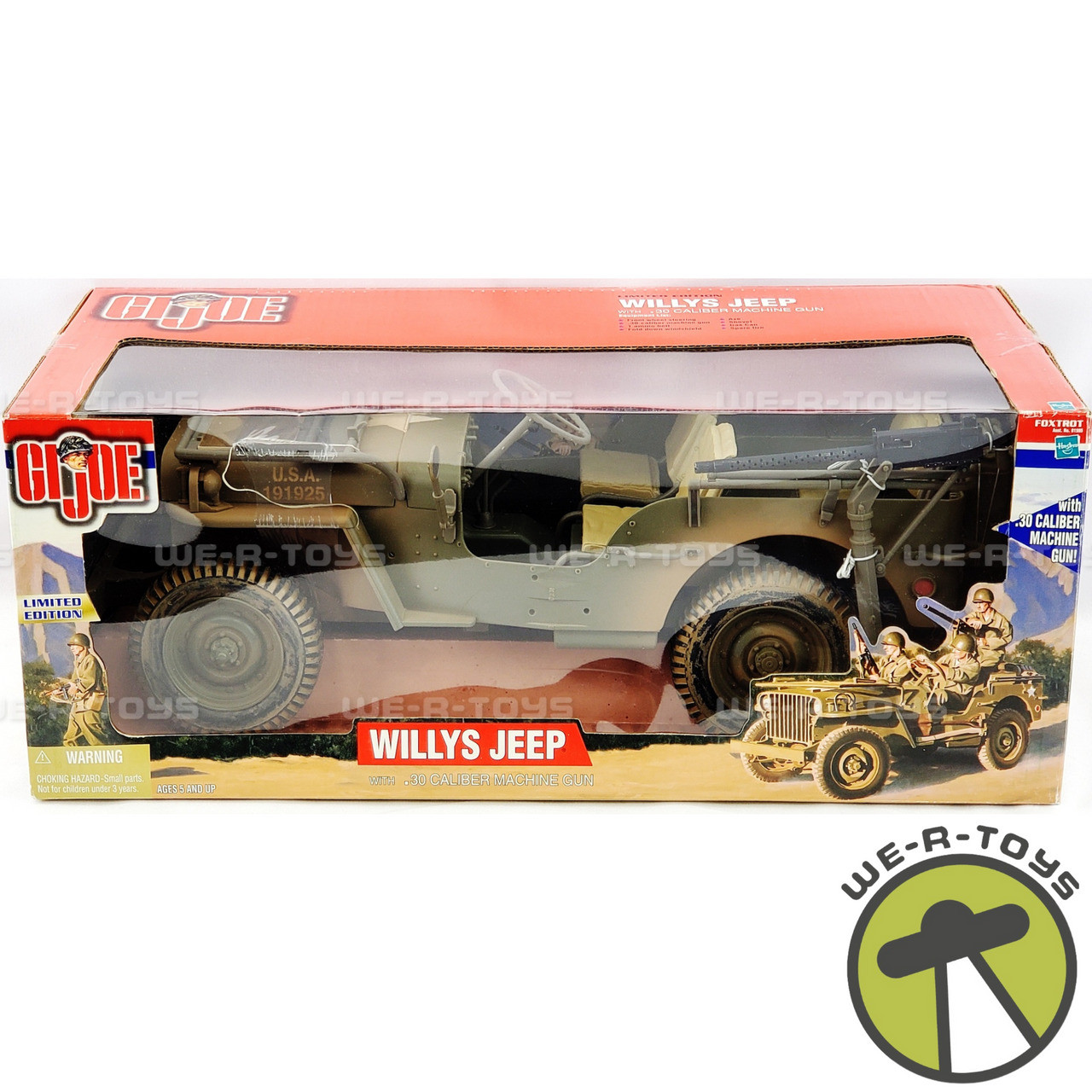 GI Joe Classic Collection Willys Jeep Vehicle Hasbro 2001 No. 81686 ...