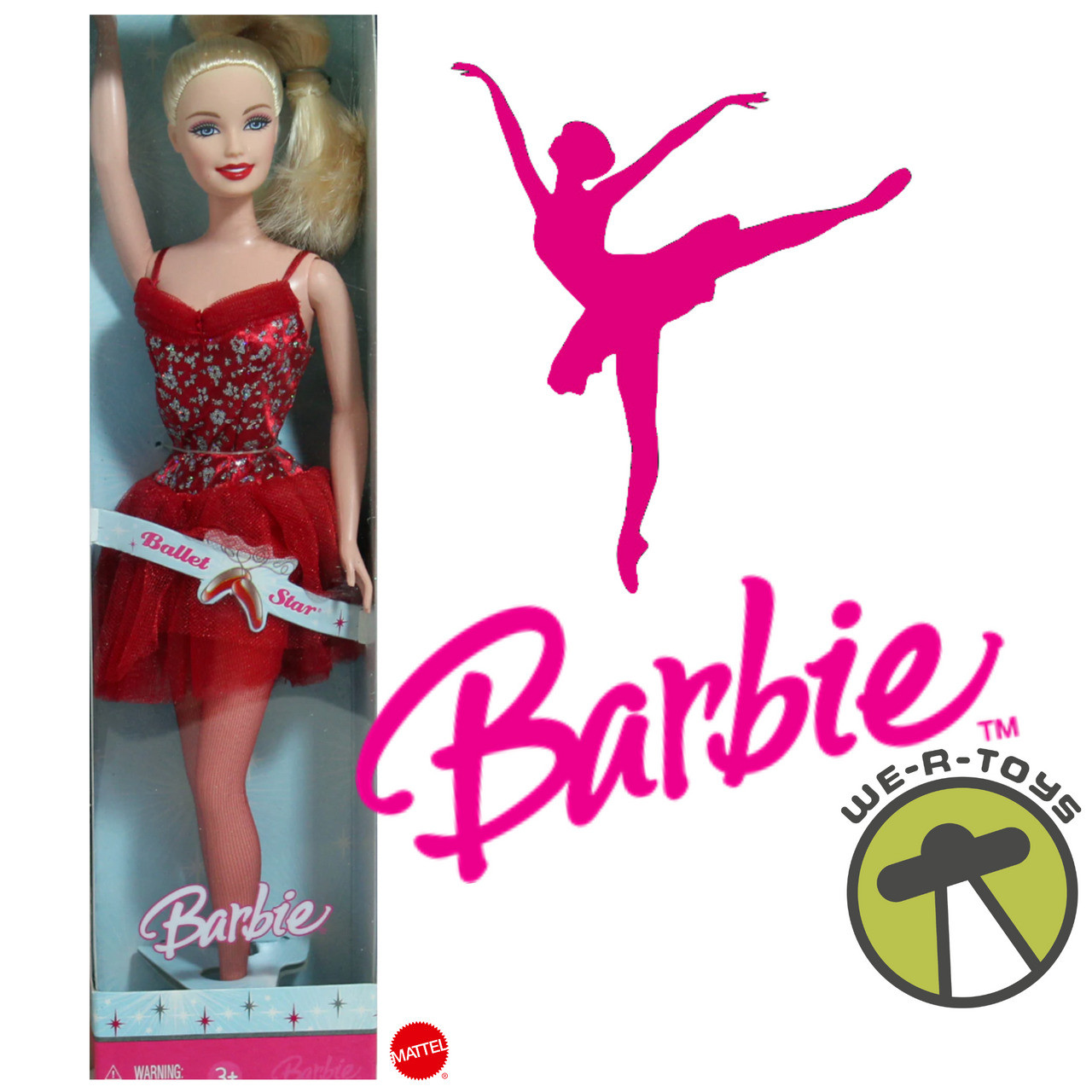 Barbie Ballet Star Doll Red 2006 Mattel K2802 - We-R-Toys