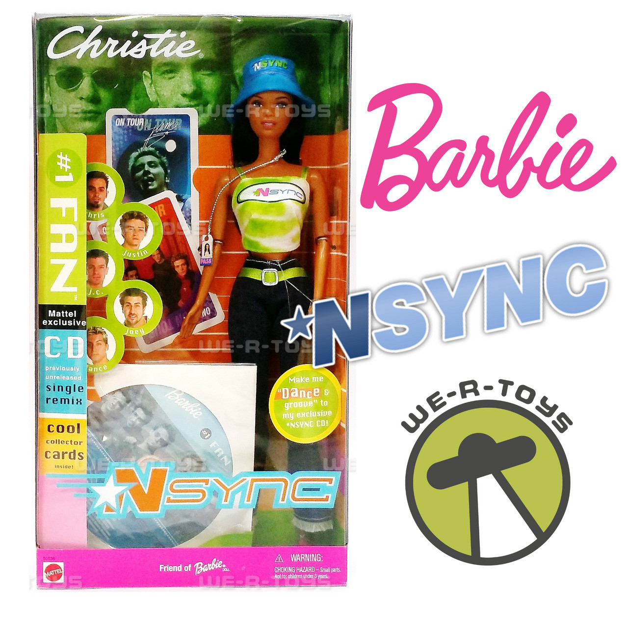 Barbie Christie NSYNC #1 Fan Doll 2000 Mattel 50535 - We-R-Toys