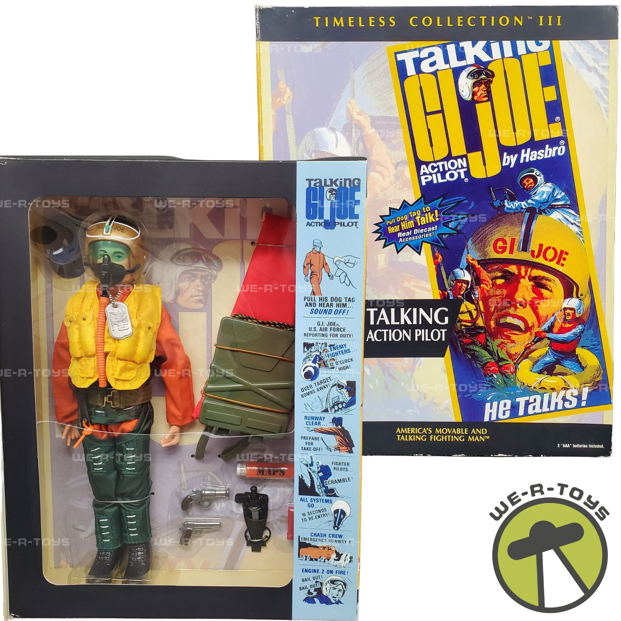 G.I. Joe Talking Action Pilot Figure Blonde 2000 Hasbro #57633 NRFB ...