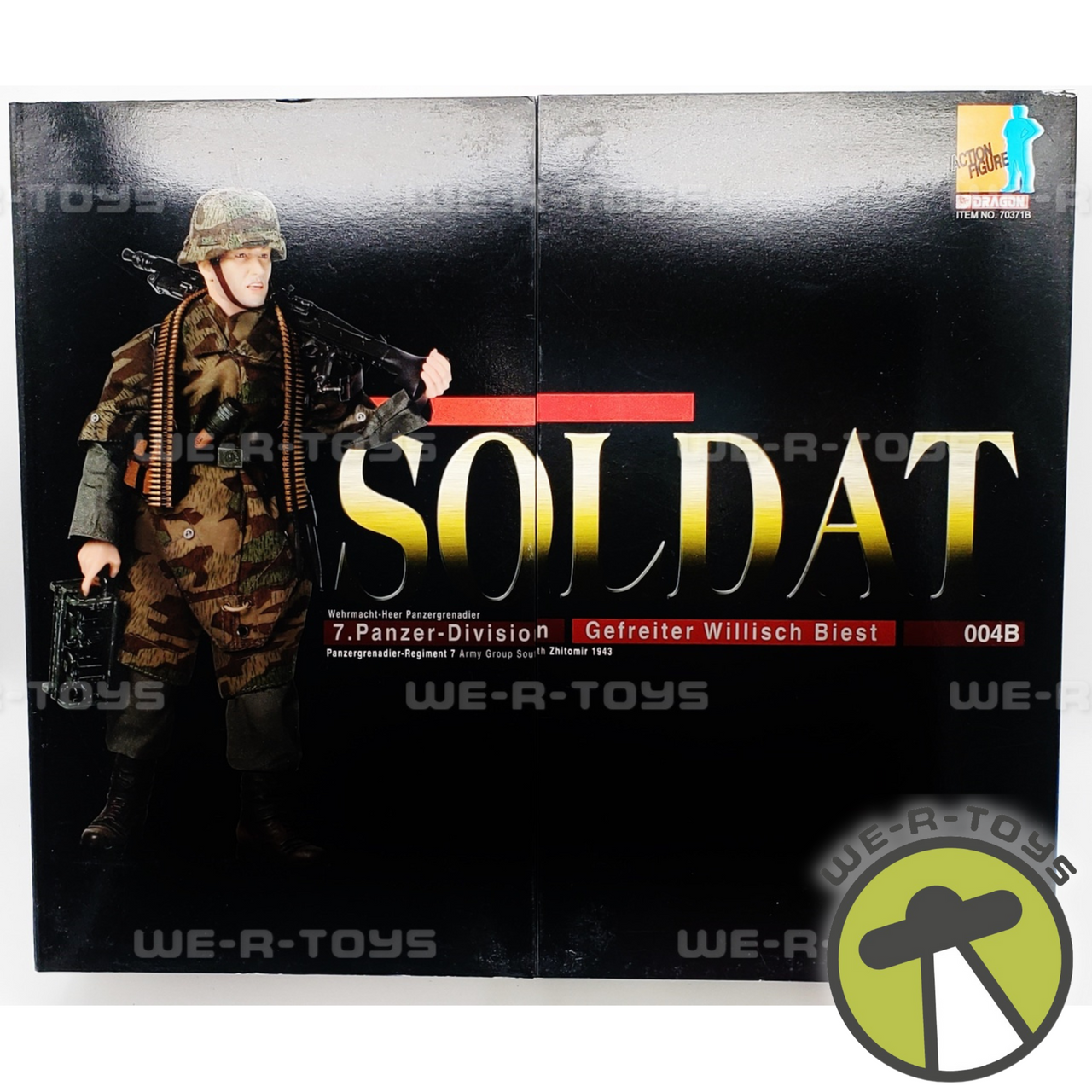 Dragon WWII Soldat 004B Machine Gunner Willisch Biest Action Figure ...