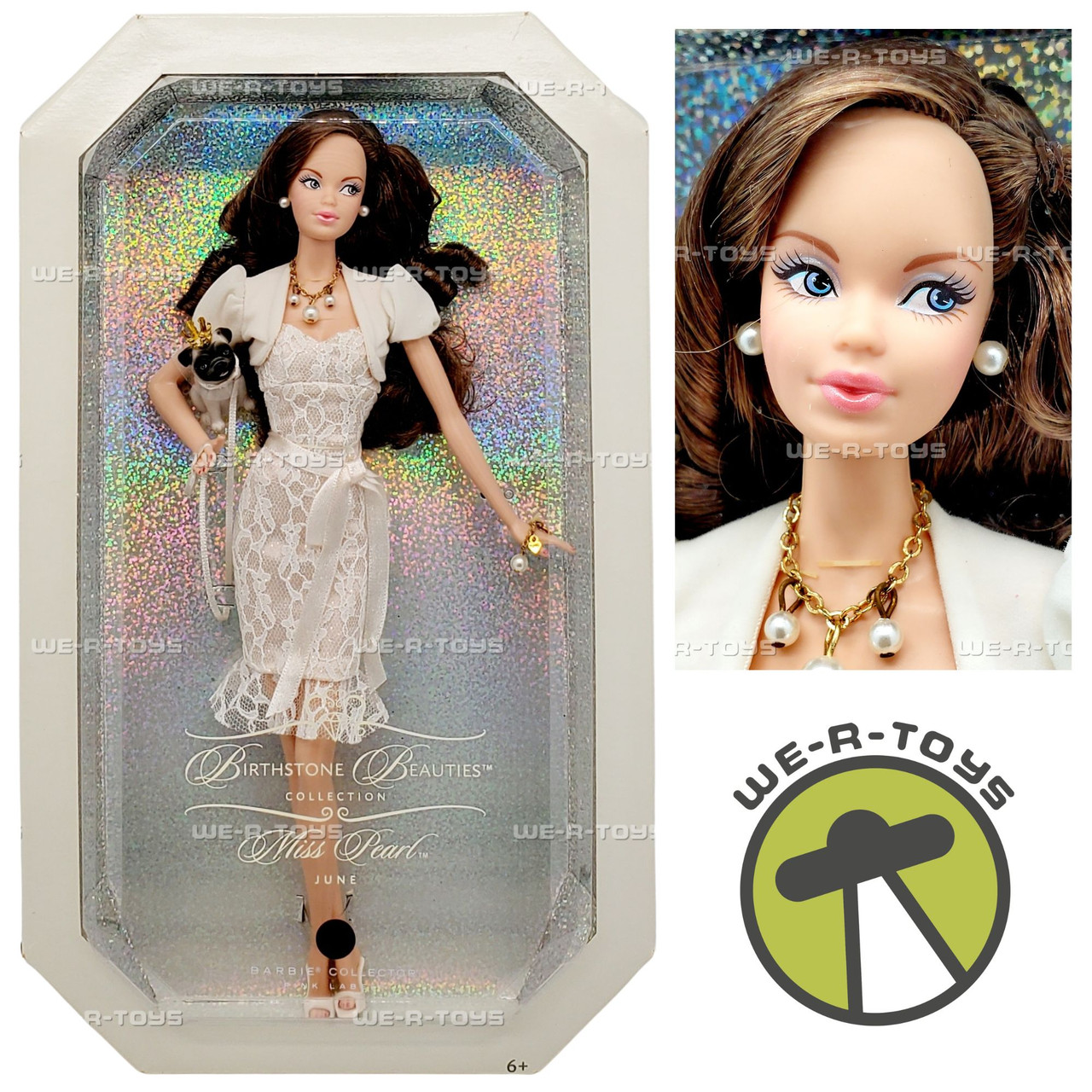 Miss Pearl Barbie Doll June Birthstone Beauties Collection Pink Label ...
