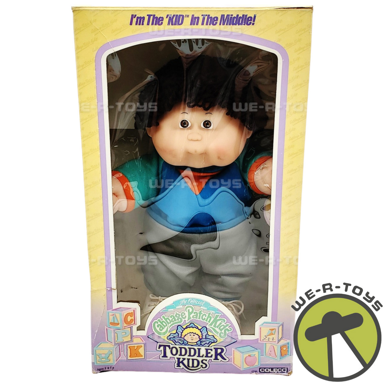 Cabbage Patch Kids Toddler Kids Melvin Doll Brown Hair Brown Eyes ...