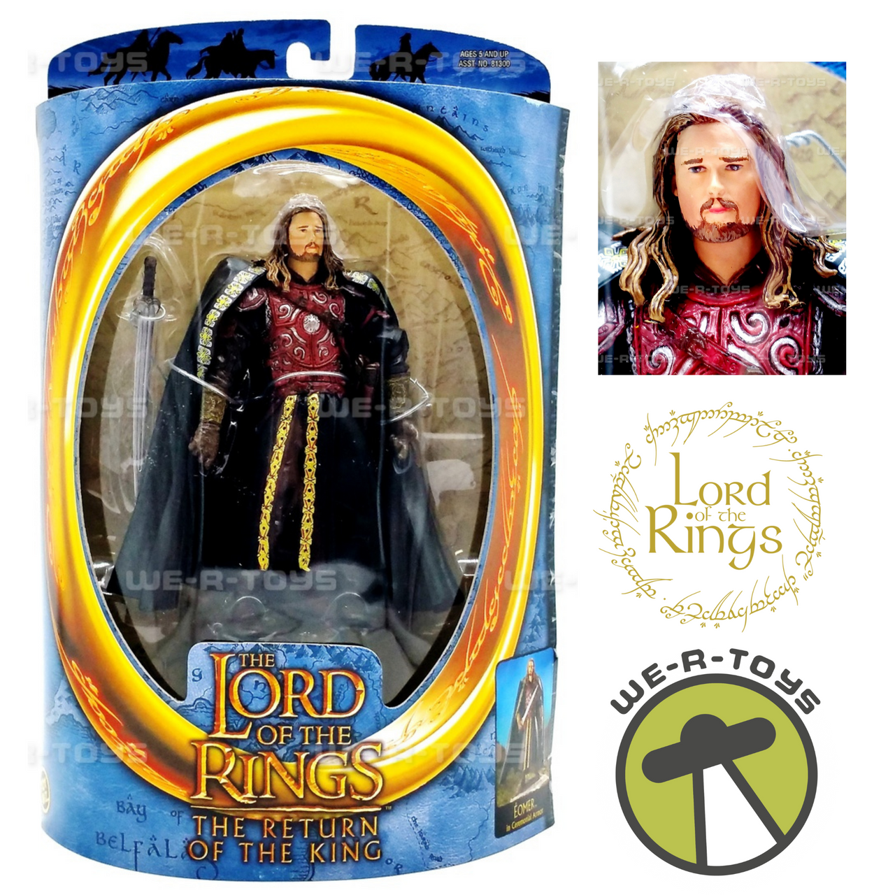 The Lord of the Rings Return of the King Eomer Action Figure 2003 Toy ...