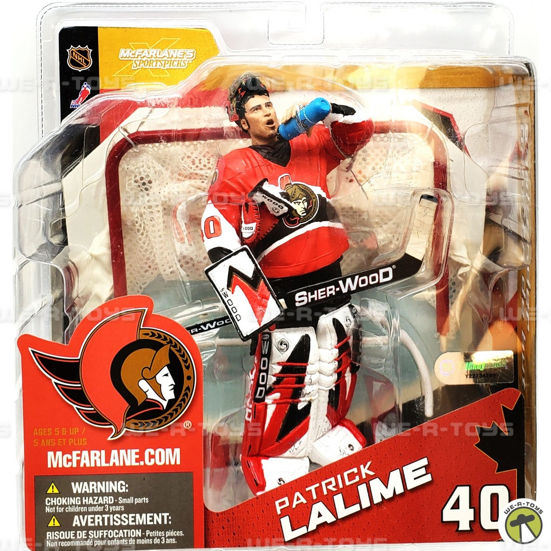 NHL Ottawa Senators #40 Patrick Lalime Action Figure McFarlane 2004 New ...