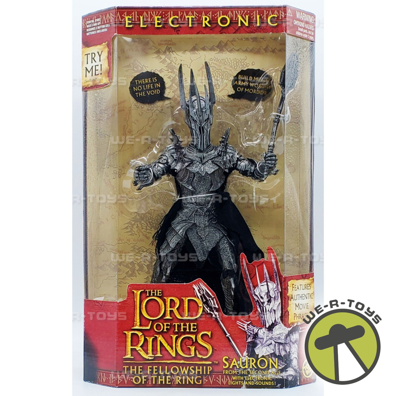 Lord of the Rings Fellowship of the Ring Electronic Sauron Action ...