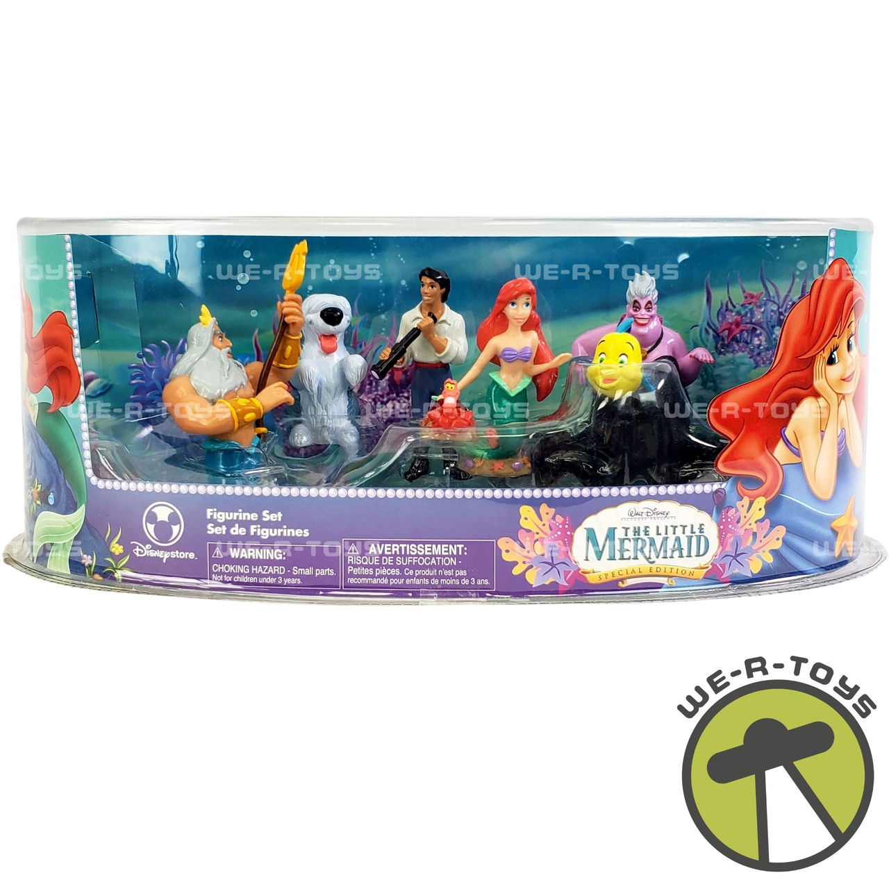 Disney Store The Little Mermaid Special Edition Figurine Set 7 Pieces ...