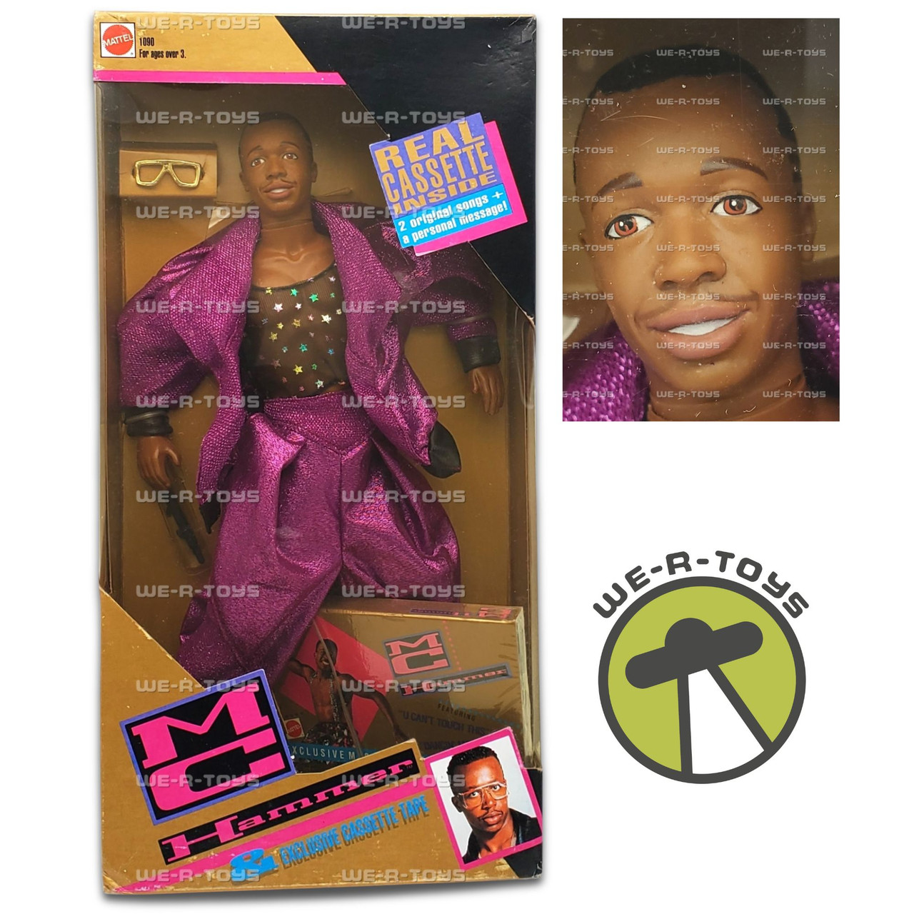 MC Hammer Doll & Exclusive Cassette Tape Barbie Doll 1991 Mattel No ...