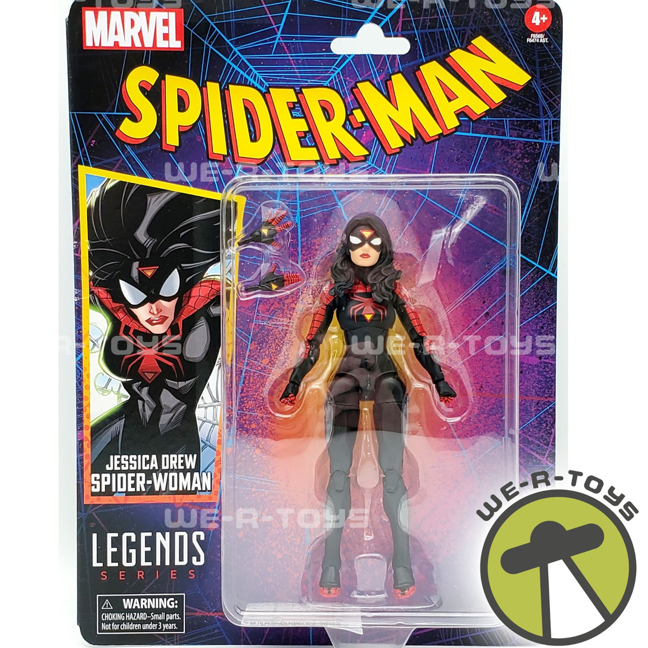 Marvel Spider-Man Jessica Drew Spider-Woman Legends Series 2023 #F6569 ...