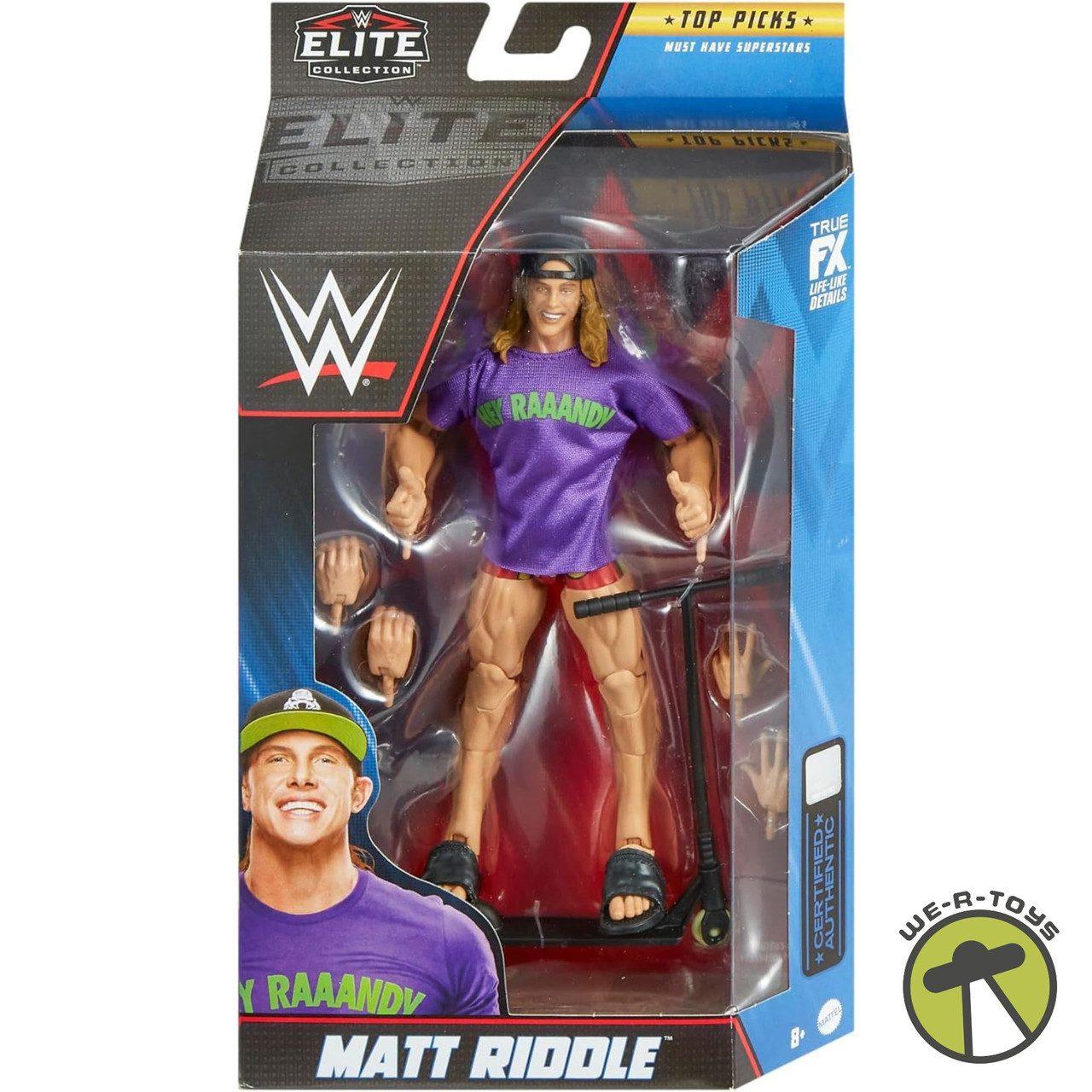WWE Matt Riddle Top Picks Elite Collection Action Figure Mattel 2023 ...