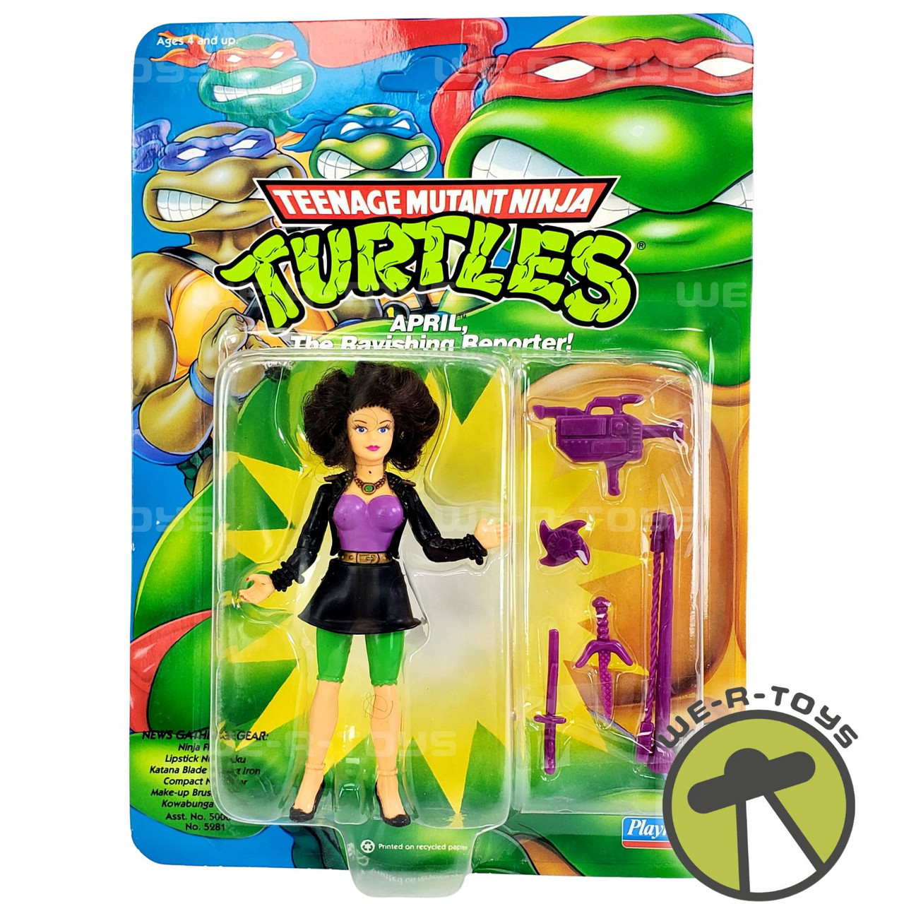 Teenage Mutant Ninja Turtles April Ravishing Reporter Figure Unpunched ...