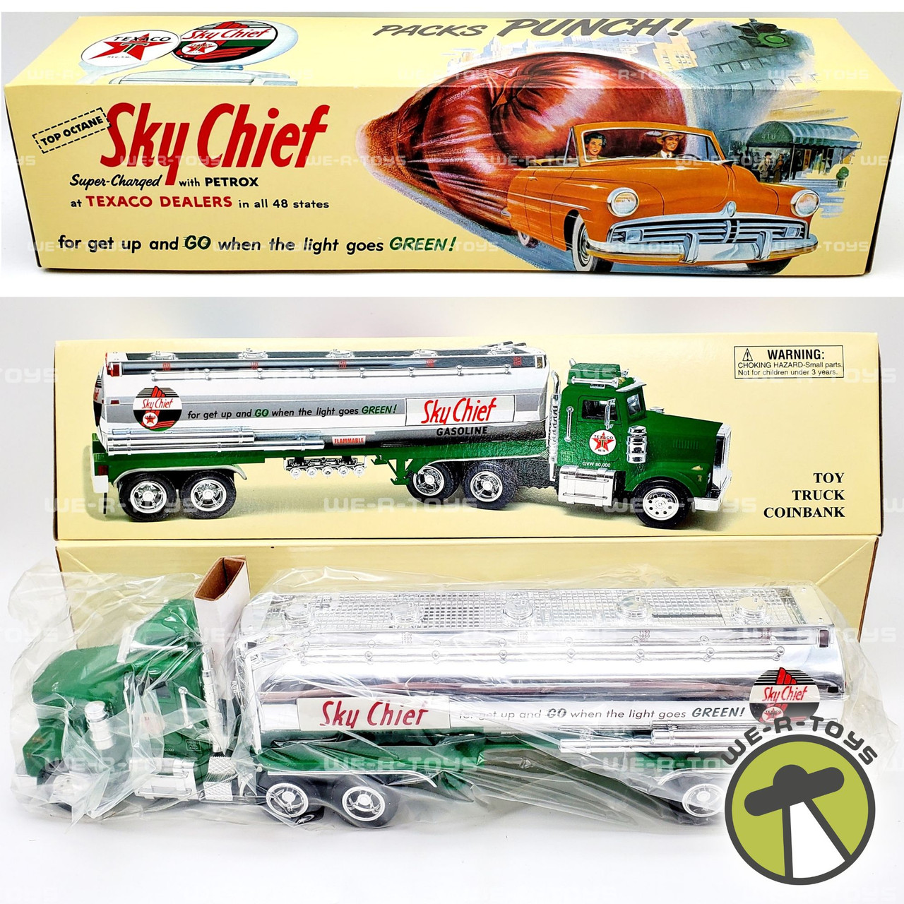 Texaco Sky Chief Gasoline Toy Truck Coin Bank #6 In a Collectible ...