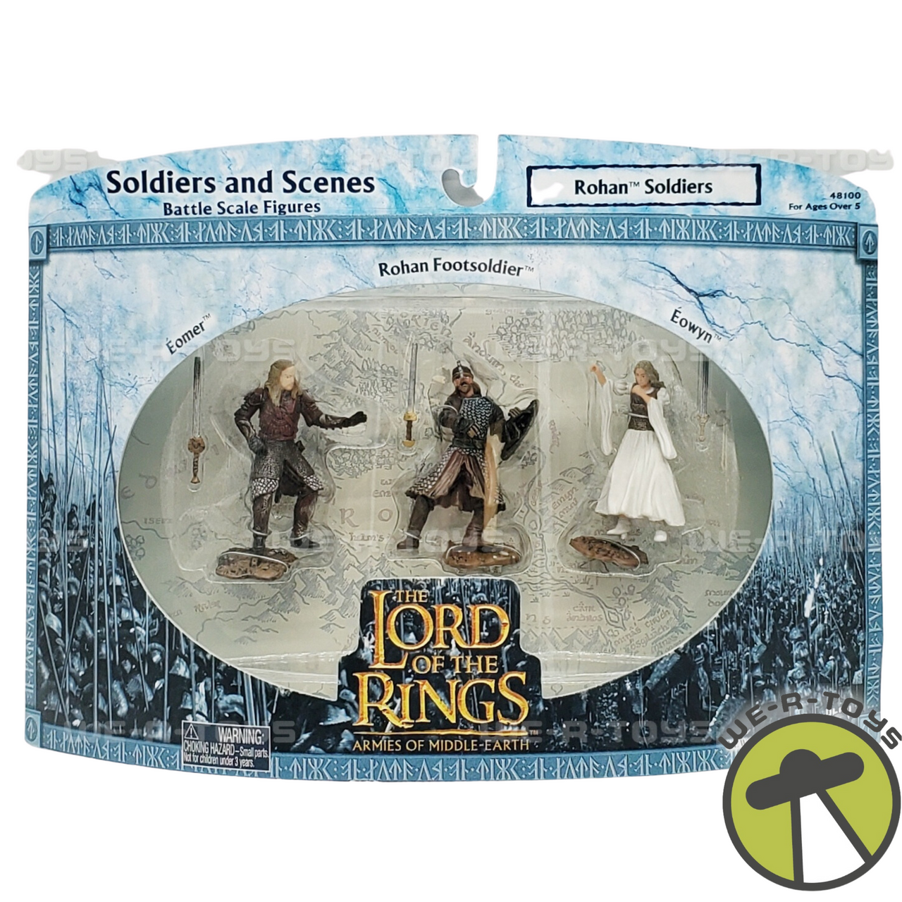 Lord of the Rings Rohan Soldiers Battle Scale Figures 2003 Play Along ...