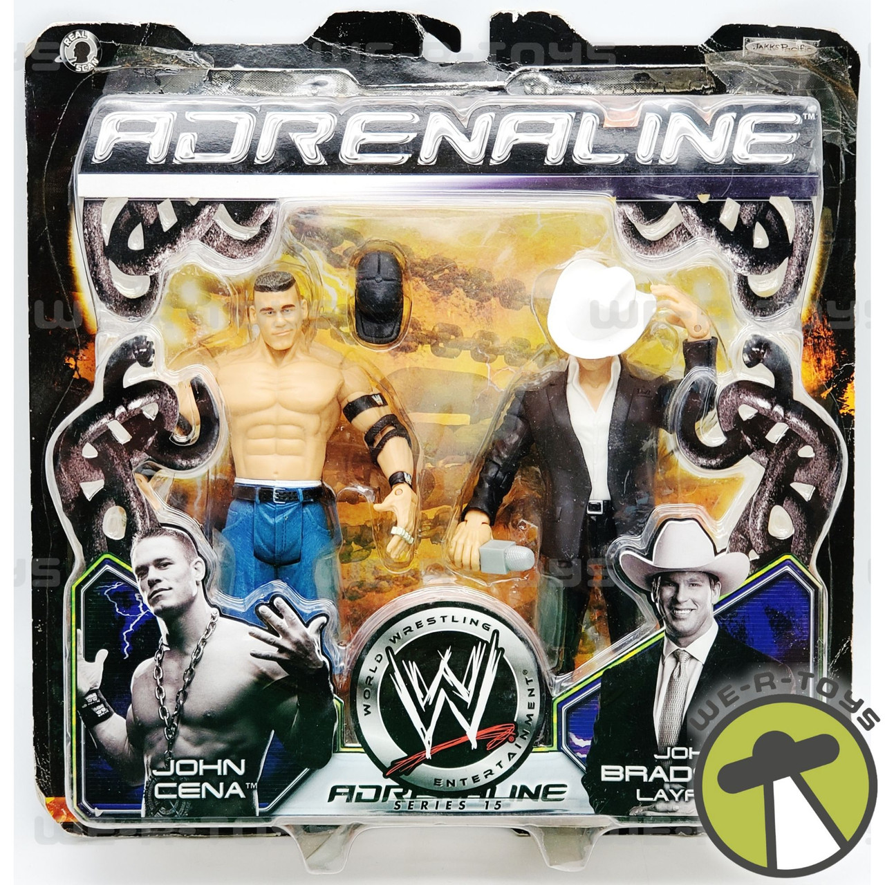 WWE Adrenaline Series #15 John Cena & John Bradshaw Layfield Action ...