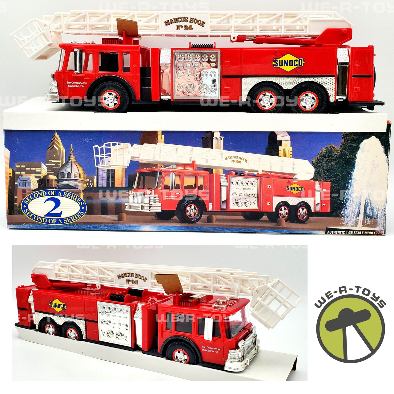 Sunoco Aerial Tower Fire Truck 1995 Collector's Edition Second of a ...