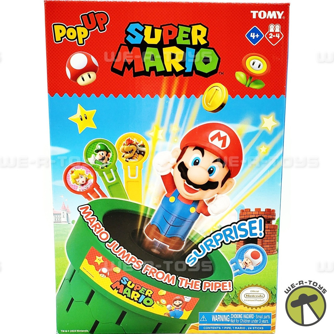 Pop Up Super Mario Family and Preschool Kids Board Game, 2-4 Players ...