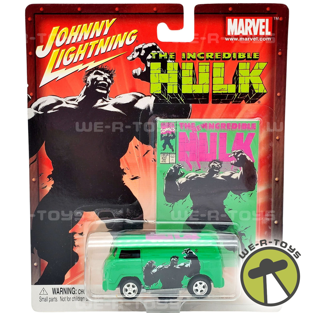 Johnny Lightning The Incredible Hulk Green '60s Volkswagen Van Marvel ...
