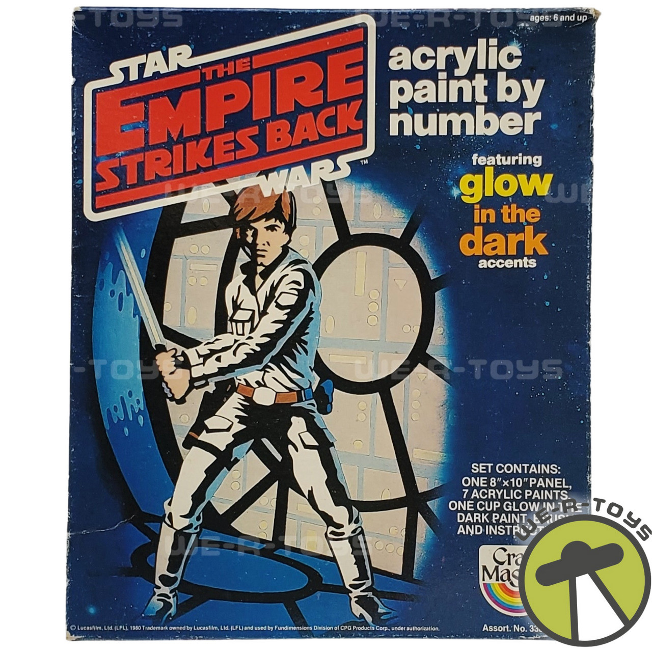 Star Wars The Empire Strikes Back Skywalker Paint Kit 1980 Craft Master ...