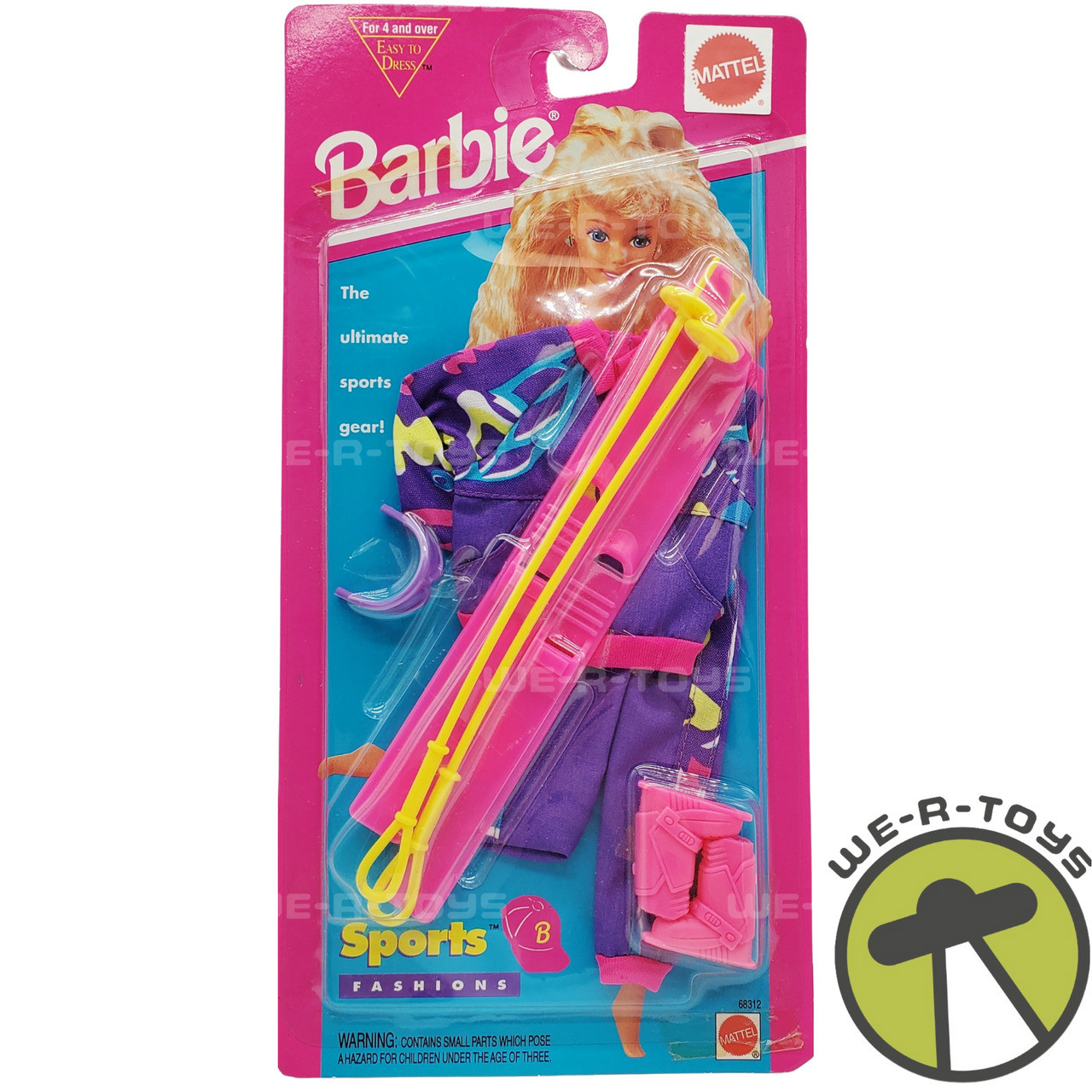 Barbie Dream Sports Fashions Snow Ski Set 1995 Mattel No. 68312 NRFP ...