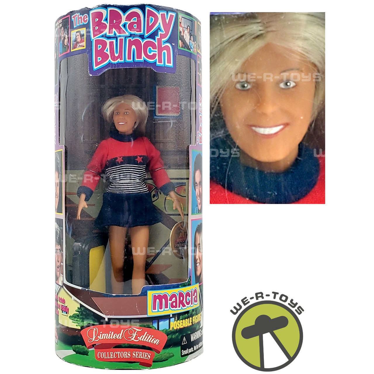 THe Brady Bunch Marcia Poseable Figure 1998 #16053 NRFB - We-R-Toys