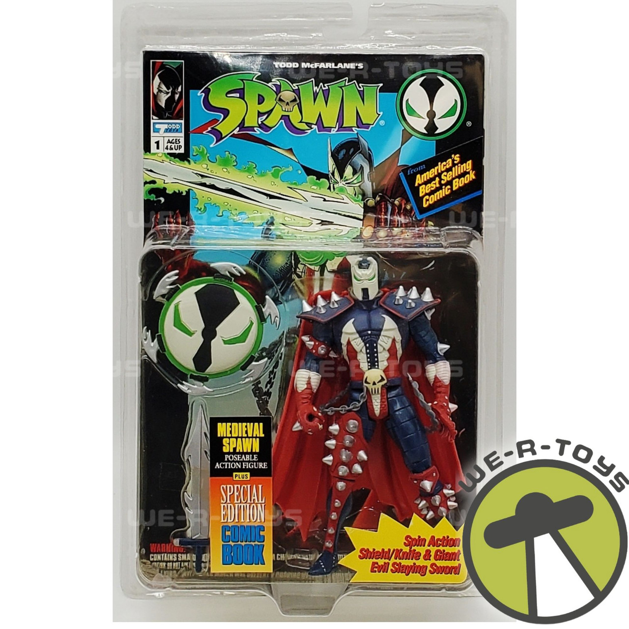 Spawn Series 1 Medieval Spawn Figure Special Edition 1994 McFarlane ...