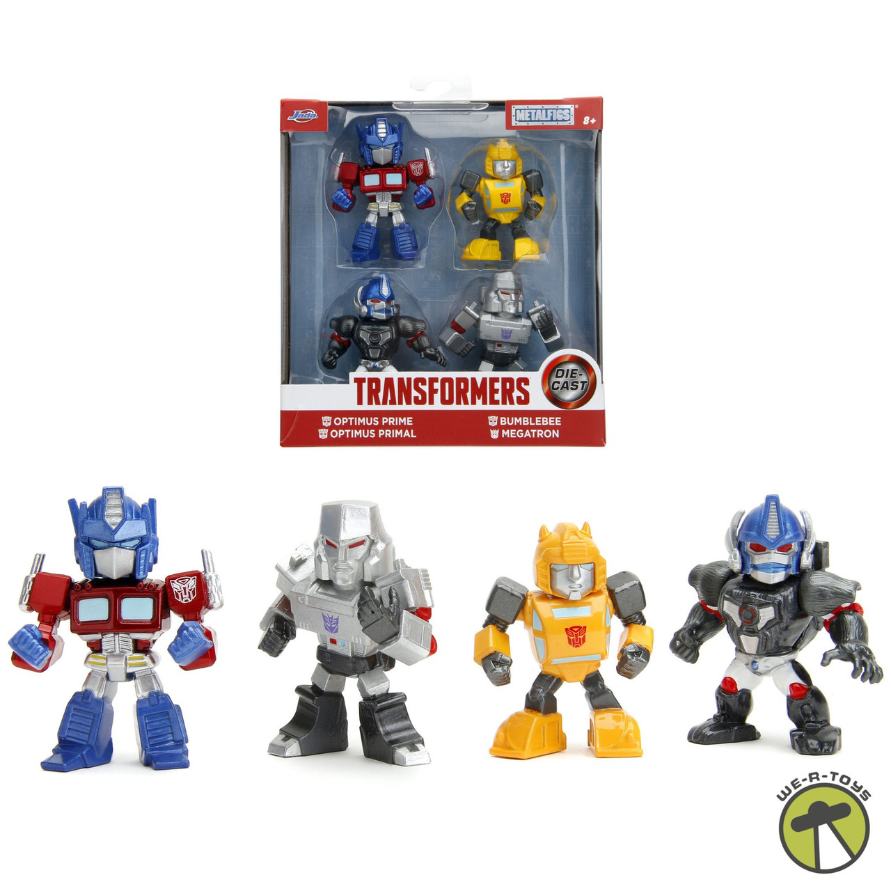 Transformers 2.5" 4-Pack Collectible Die-Cast Figures Metalfigs - We-R-Toys