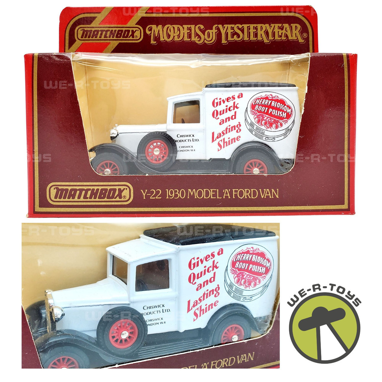 Models of Yesteryear 1930 Model A Ford Van Cherry Blossom Polish ...