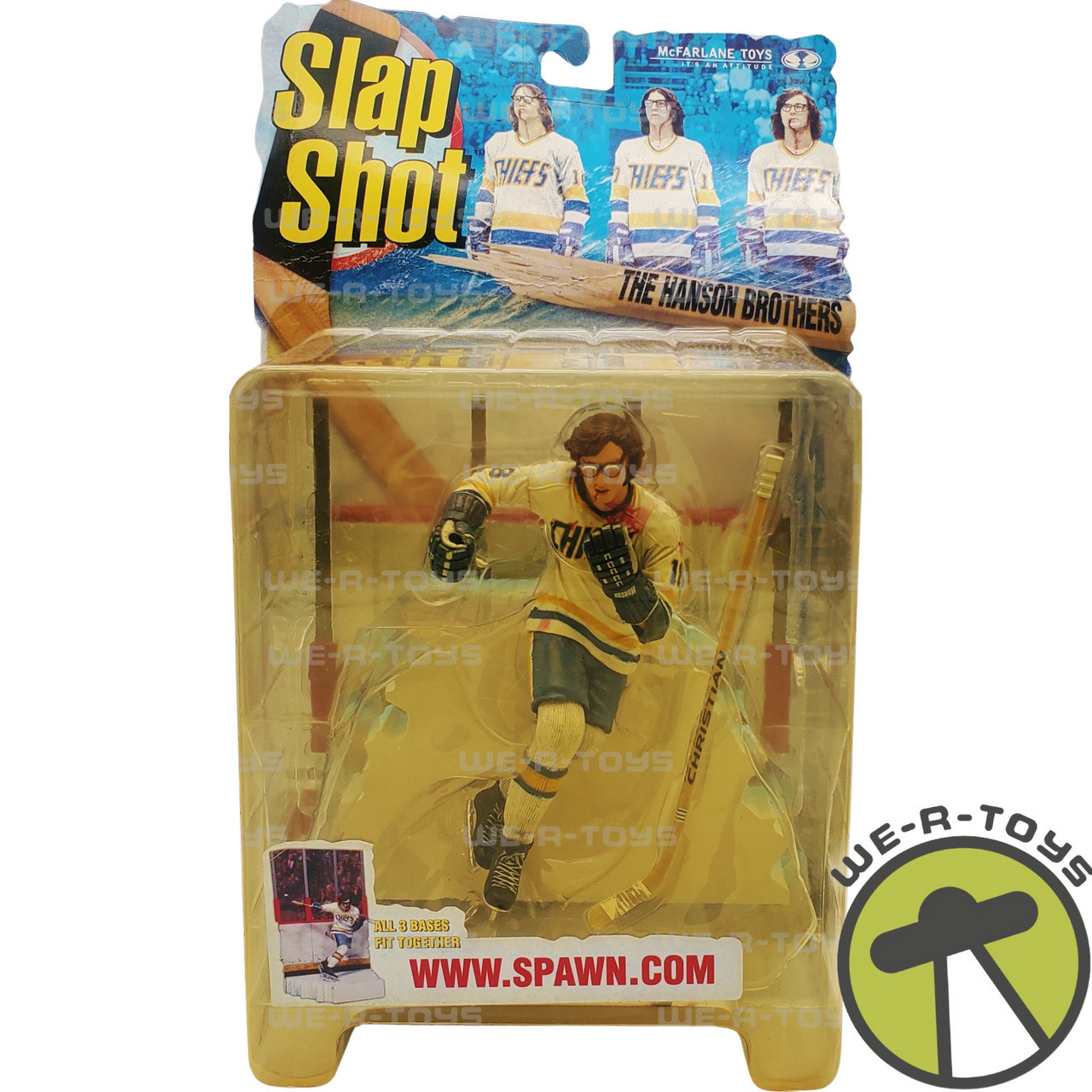 Slap Shot Jeff Hanson Action Figure Hanson Brothers 1999 McFarlane No ...