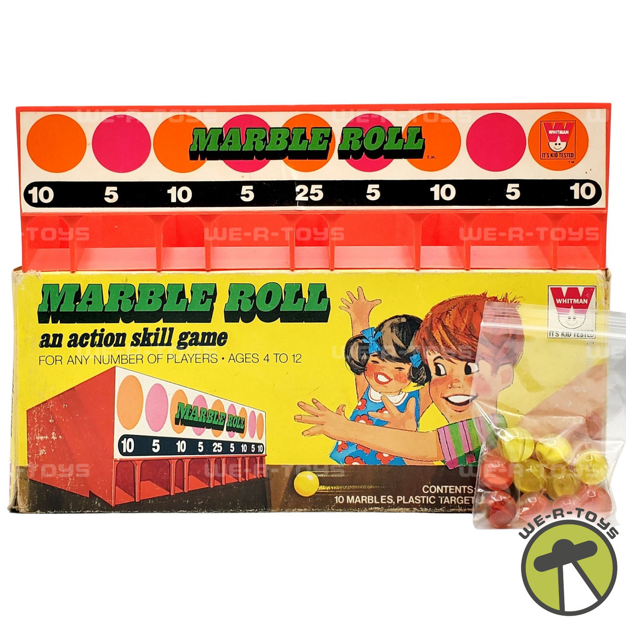 Vintage Marble Roll An Action Skill Game Complete Whitman 1970 USED ...