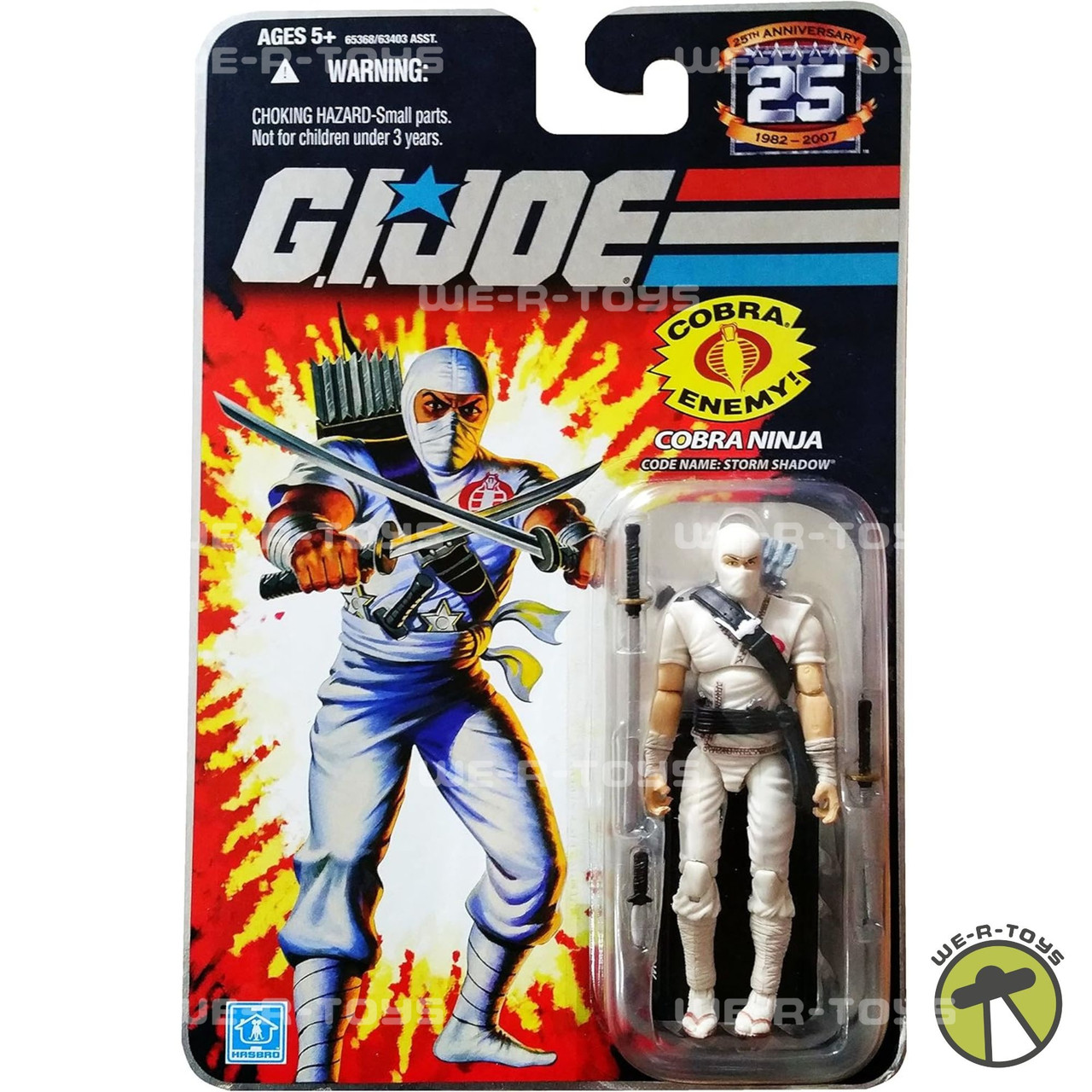 G.I. Joe 25th Anniversary Classic Storm Shadow (Cobra Ninja) Action ...