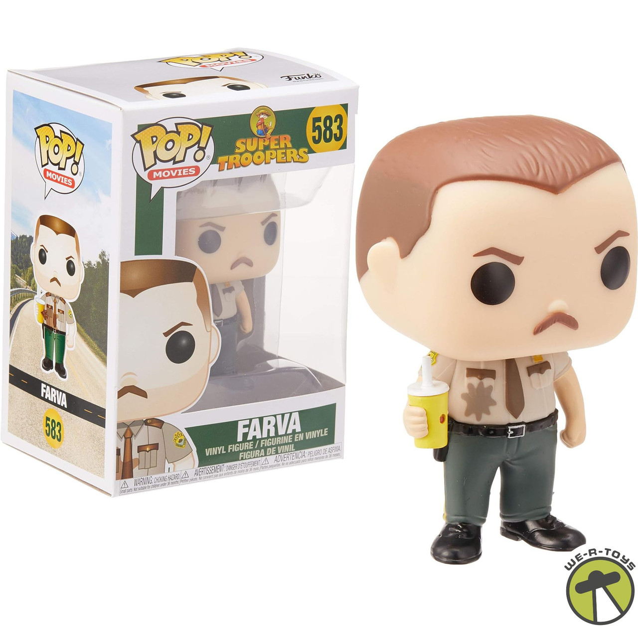 Funko POP! Movies: Super Troopers Farva Collectible Figure - We-R-Toys