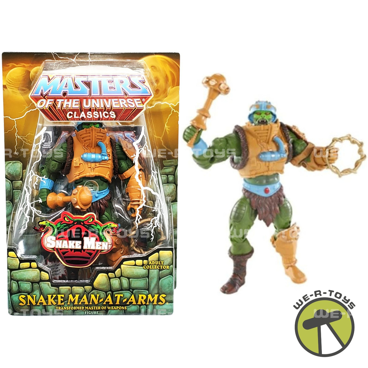 Masters of the Universe Classics Snake Man-at-Arms Action Figure - We-R ...
