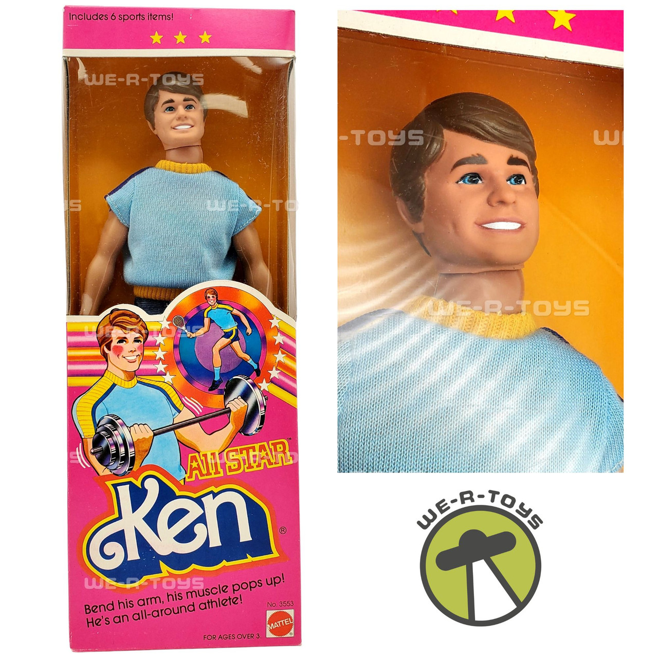 Barbie All Star Ken Doll 1981 Mattel #3553 NRFB - We-R-Toys