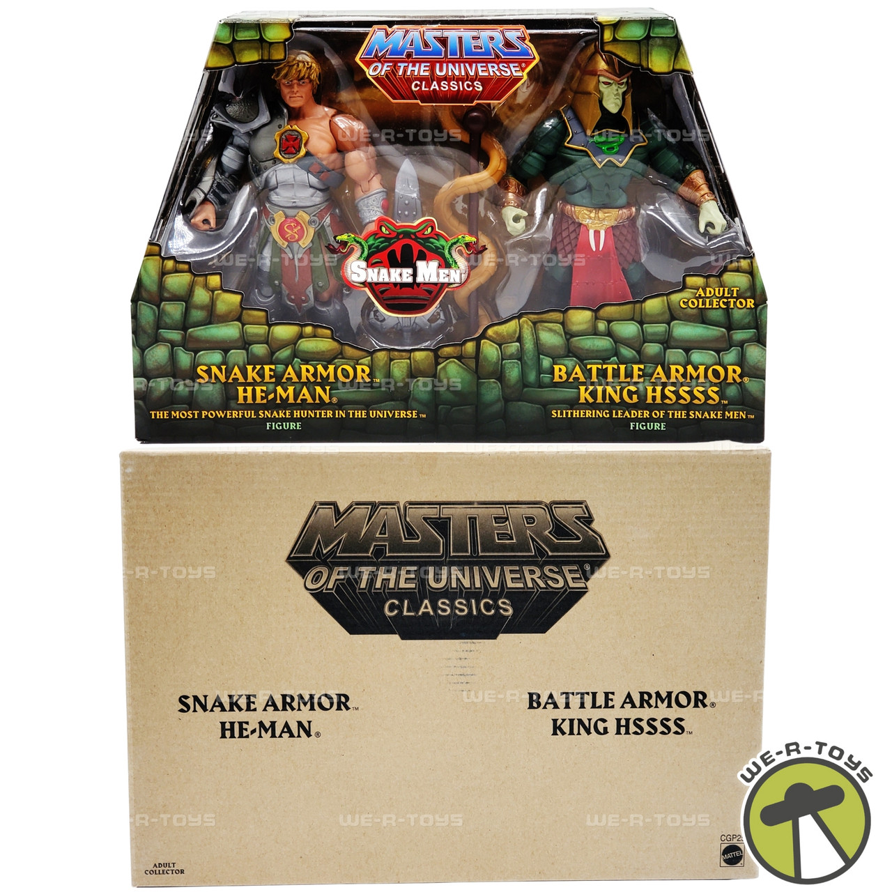 Masters of the Universe Classics Snake Armor He-Man & Battle Armor King ...