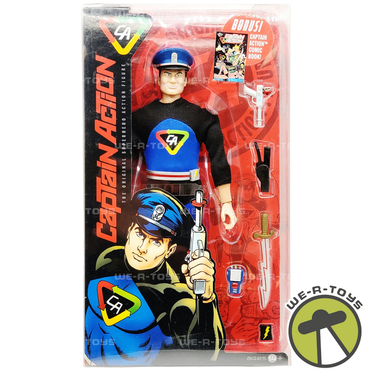 Captain Action The Original Superhero Action Figure with Comic Book ...
